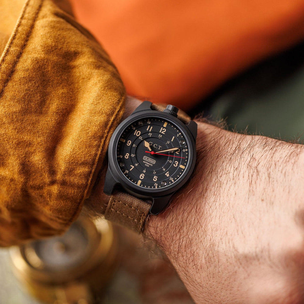 The GCT - DLC Black Case - Matte Dial